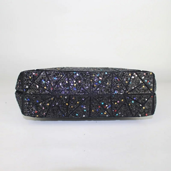 BSH Boutique | Bags | 3xhp Cosmic Black Glitter Crossbody Purse Bag ...